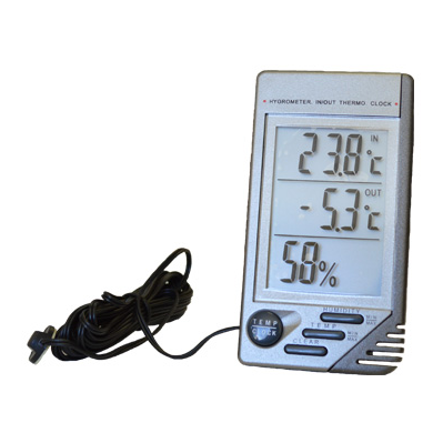 In/Out Thermometer w/ Hygrometer min/max — Whole Leaf Healing Tree